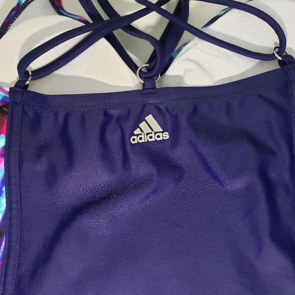 adidas | Swim | Adidas Electric Palm Tankini | Poshmark